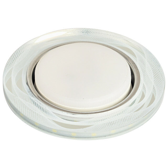 Светильник встраиваемый DE FRAN Классика GX53/SMD белый ажур