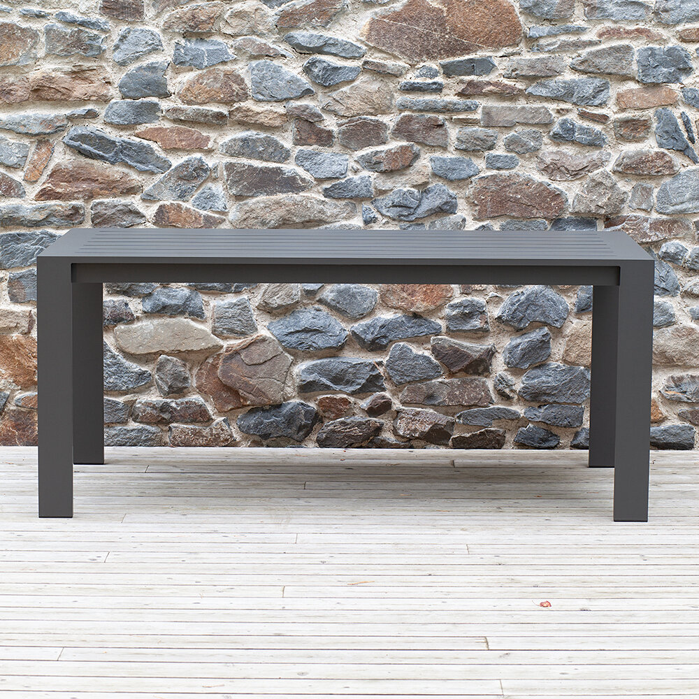 Стол уличный обеденный GreenWeen KORFU, цвет LAVA, алюминий, 1800х870х770