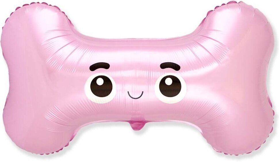 Шар (30'/76 см) Фигура, Маленькая косточка, Розовый, 1 шт.