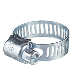 Хомут червячный обжимной 3/4 12-20 мм оцинкованная сталь (40 шт.)