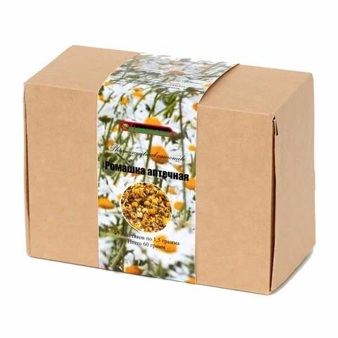 Чай в пакетиках от "Три листа" - Ромашка аптечная, 40 шт