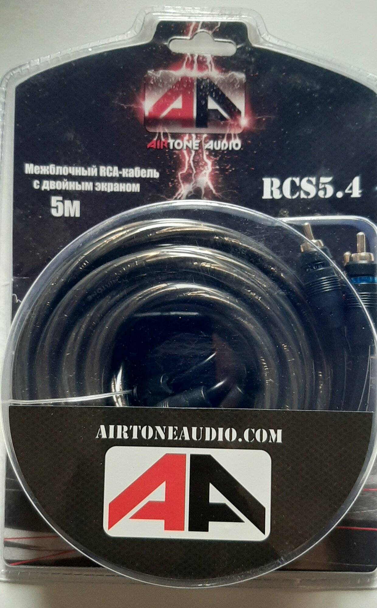 Межблочный кабель AirTone RCS5.4, медный, четырехканальный, витая пара, двойной экран из фольги