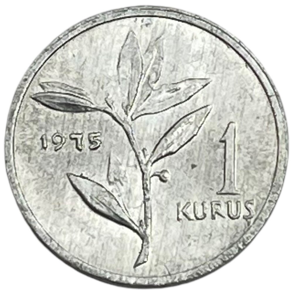 Турция 1 куруш 1975 г.