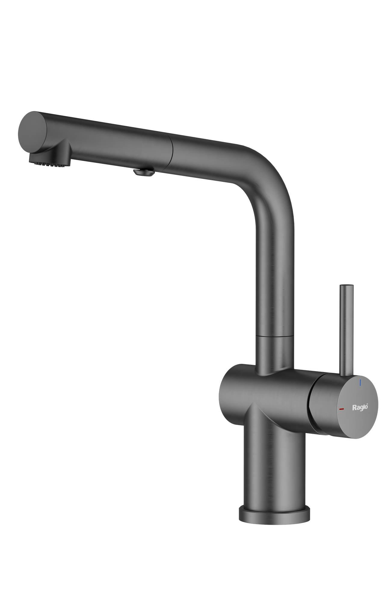 Смеситель для кухни с выдвижным изливом RAGLO R86.49.09 графит