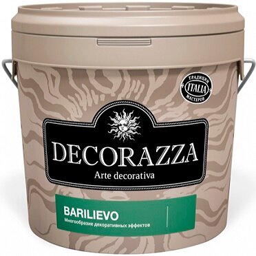 Краска Фактурная Decorazza Barilievo 4кг BL 10-05 для Многообразия Декоративных Эффектов / Декоразза Барильево.