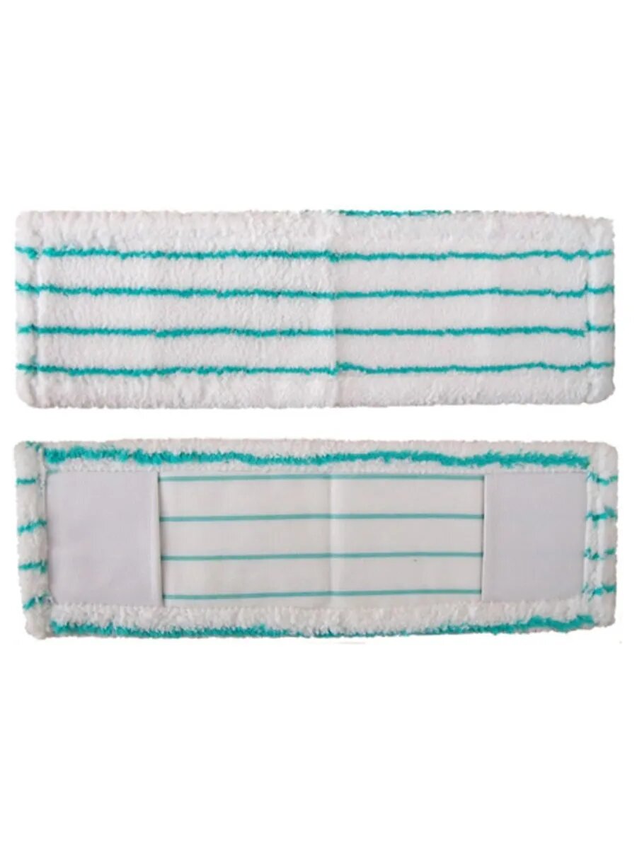 Насадка к швабре из микрофибры (бело-бирюзовая)