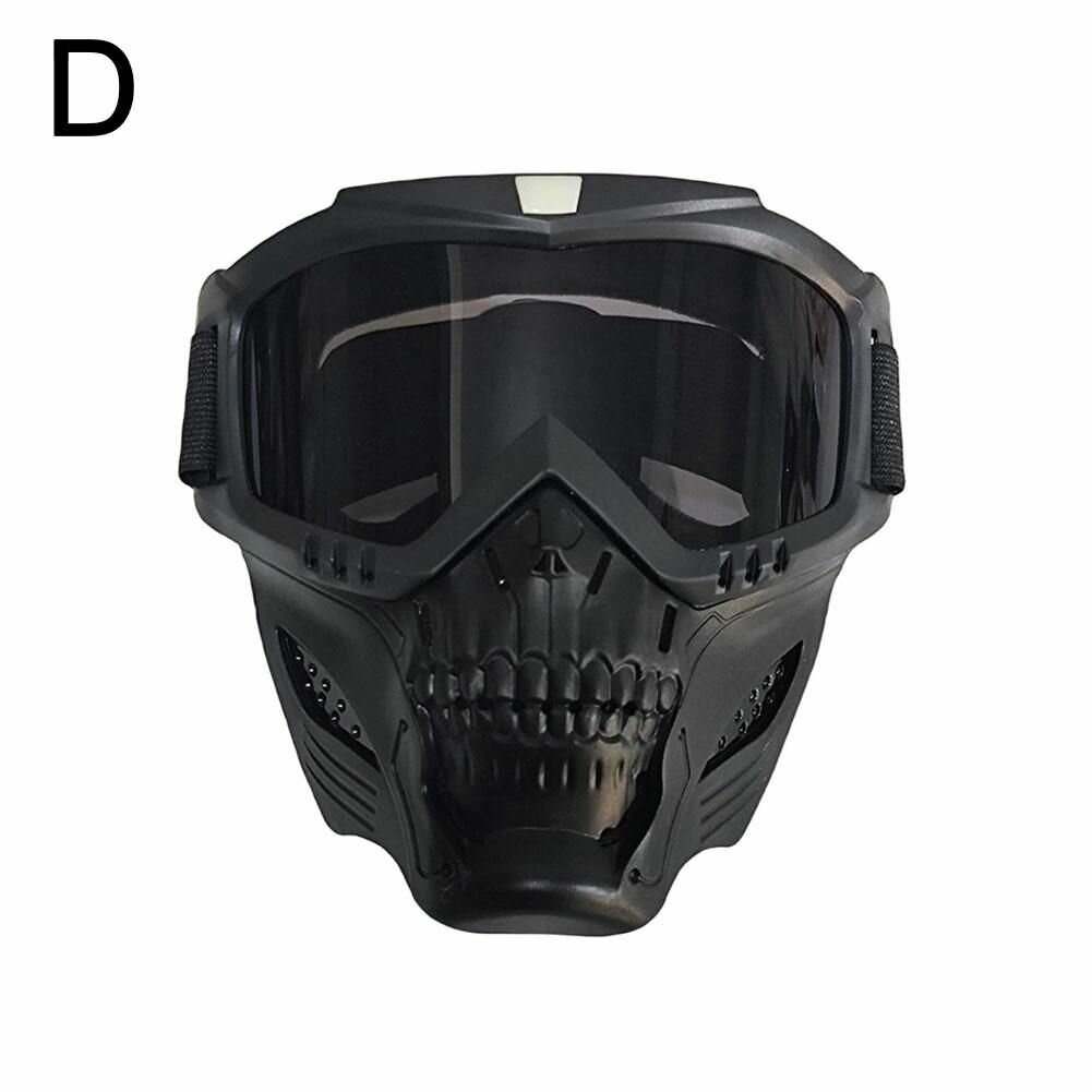 Классная уличная лыжная маска в форме черепа