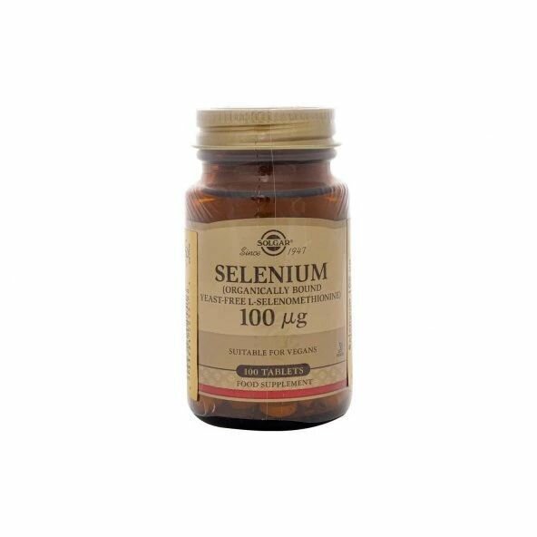 Selenium 100 мкг бездрожжевой Селен в форме L-селенометионин 100 таблеток (США)