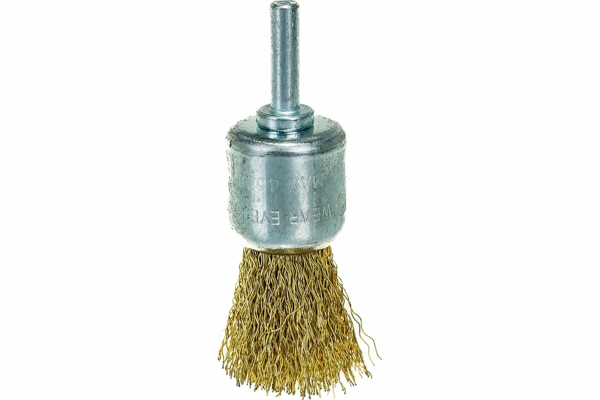 HAMMER 62125 кордщетка венчик Flex 207-210 25 мм d6 латунная волнистая проволока