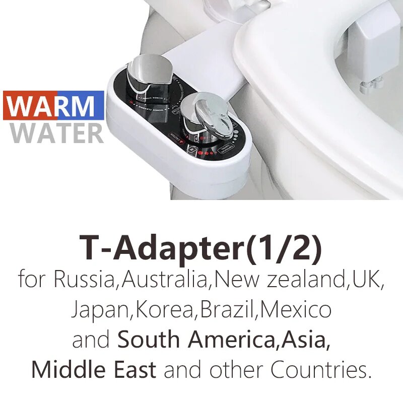 Биде HiCheon для крепления к унитазу warm1-2Asia RU UK