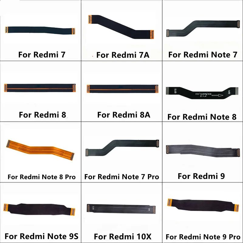 Материнская плата для подключения ЖК-дисплея гибкий кабель лента для Xiaomi Redmi Note 9S 9 8 7 6 Pro 6A 7A 8A 9A For Redmi 9