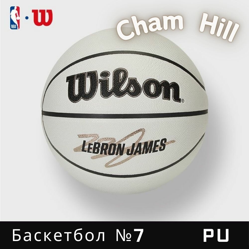 Мяч баскетбольный Wilson NBA PLAYER ICON UV LEBRON, WZ40030501CN7, размер 7