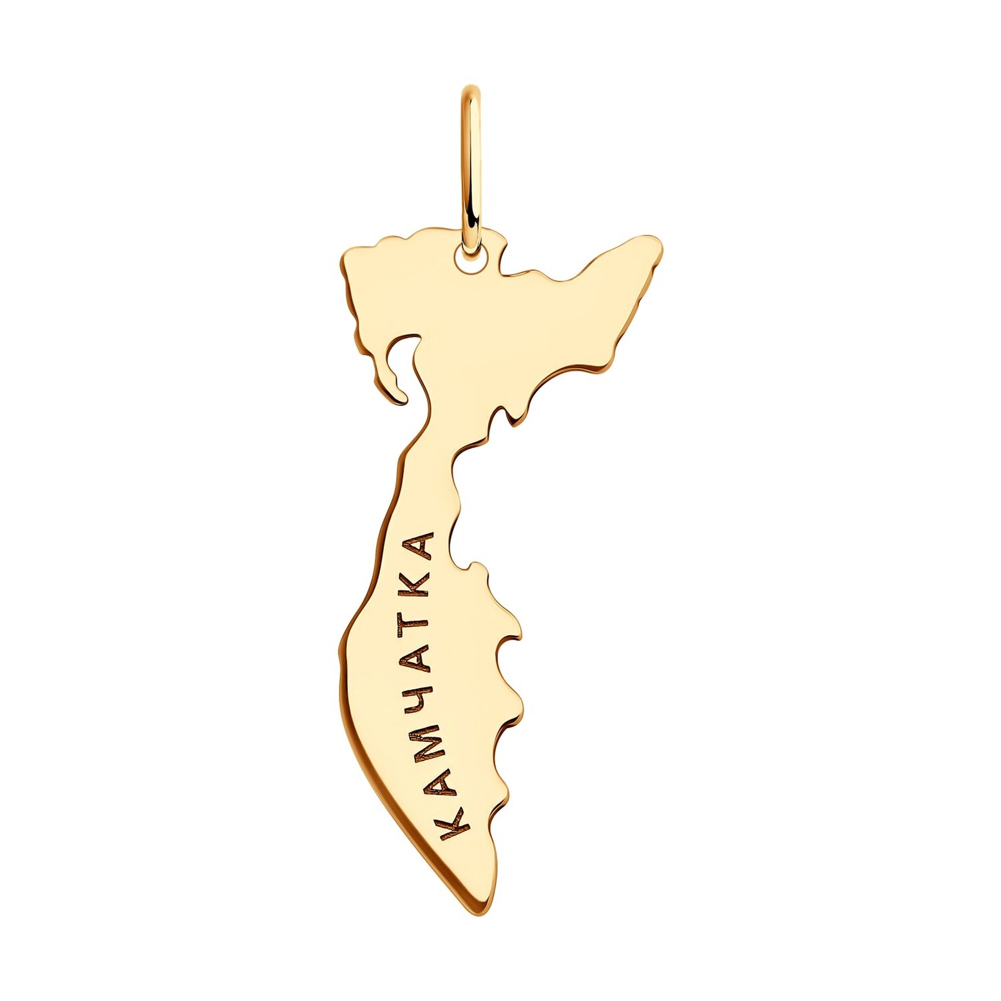 Подвеска, красное золото, 585 проба