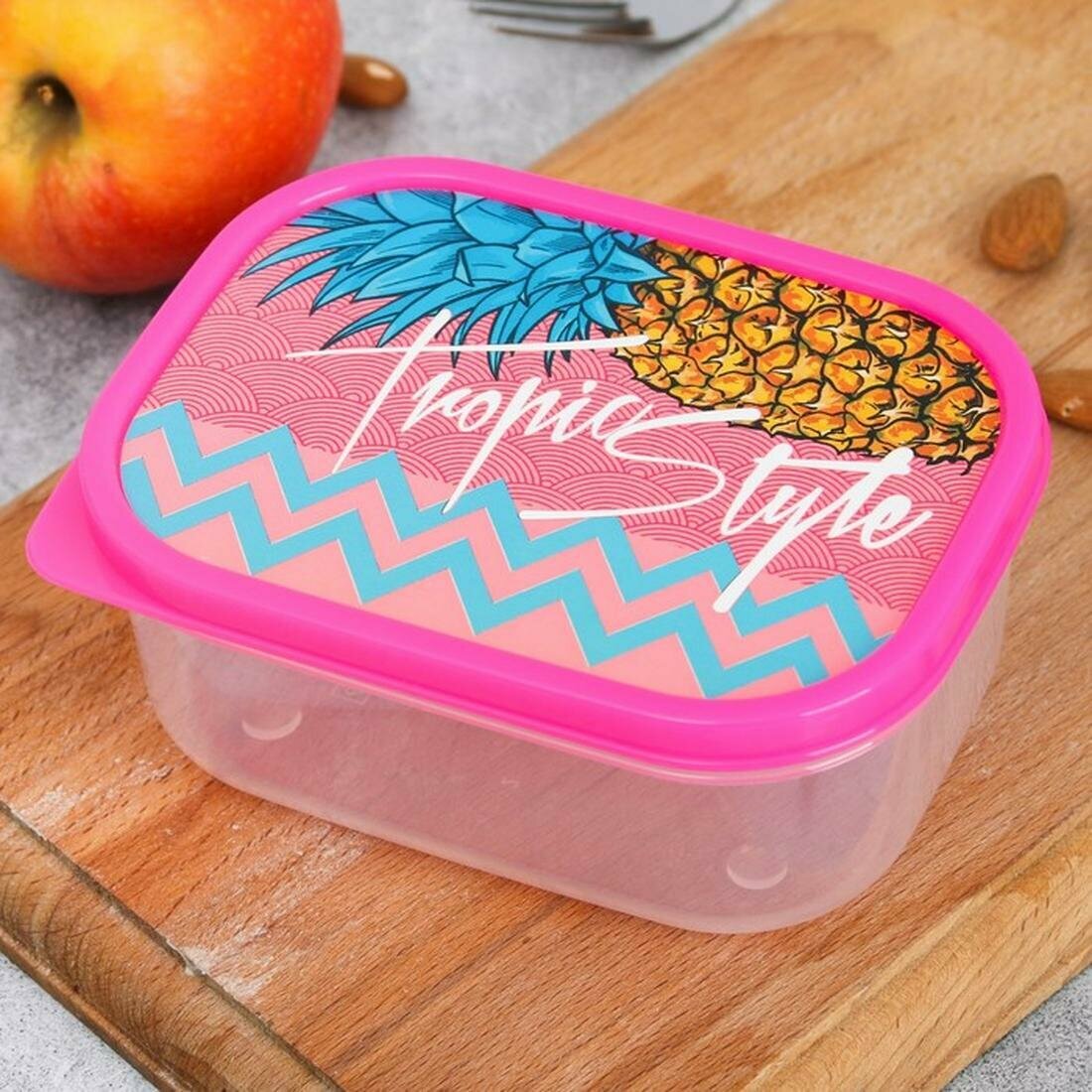 FoodVibes Ланч-бокс прямоугольный, 500 мл, "Tropic Style" 3855133