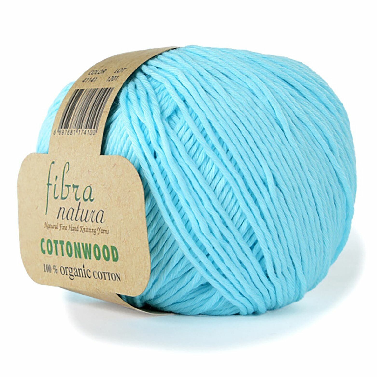 5 Мотков, Fibra Natura COTTONWOOD, 100% Хлопок / 50 гр. - 105 м, Цвет-41141
