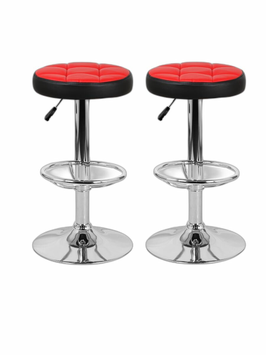 Круглые стулья для кухни, барные стулья комплект из 2 шт Орбита (оригинал)