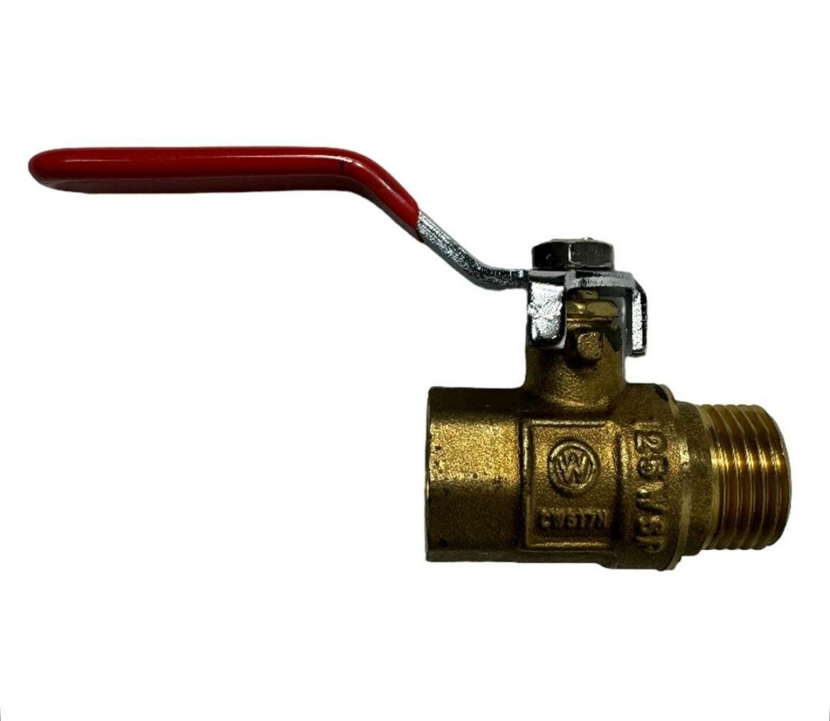 Шаровый кран 1/2 дюйма внутренняя/вн резьба ручка рычаг (15) мм