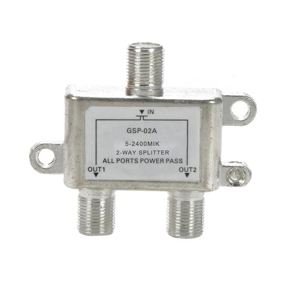 ТВ-антенна от 5 до 2400 МГц, спутниковый разветвитель, разъем F-типа, спутниковый разветвитель для телевизора, коаксиальный кабель, антенна, подключение ТВ-сигнала