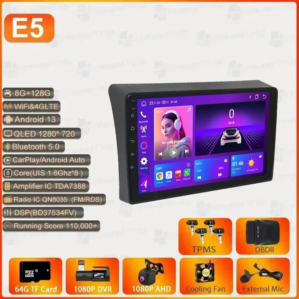 8-ядерный автомобильный радиоприемник для Nissan NAVARA D40 2006-2012 ...