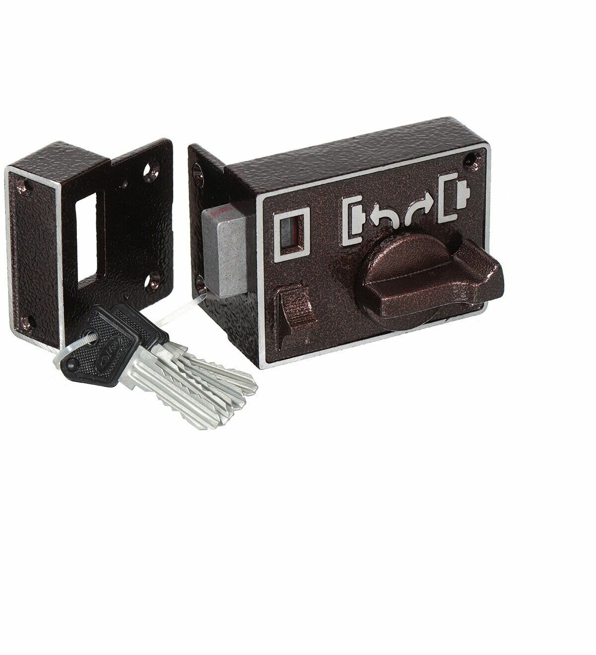 Замок накладной Кэмз Калуга ЗН1А-СМ