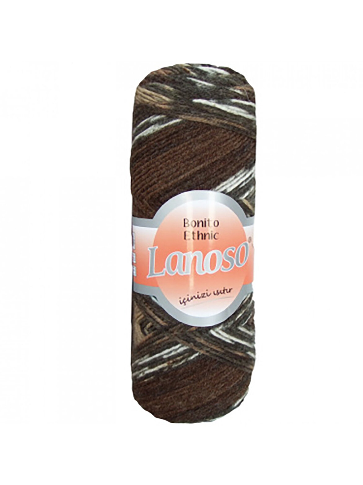 5 Мотков, Lanoso BONITO ETHNIC, BONITO ETHNIC 49% Шерсть, 51% Акрил / 100 гр. - 300 м, Цвет-1205