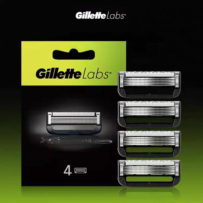 Gillette Labs Кассеты для бритья сменные лезвия , Голова бритвы (4 шт.)