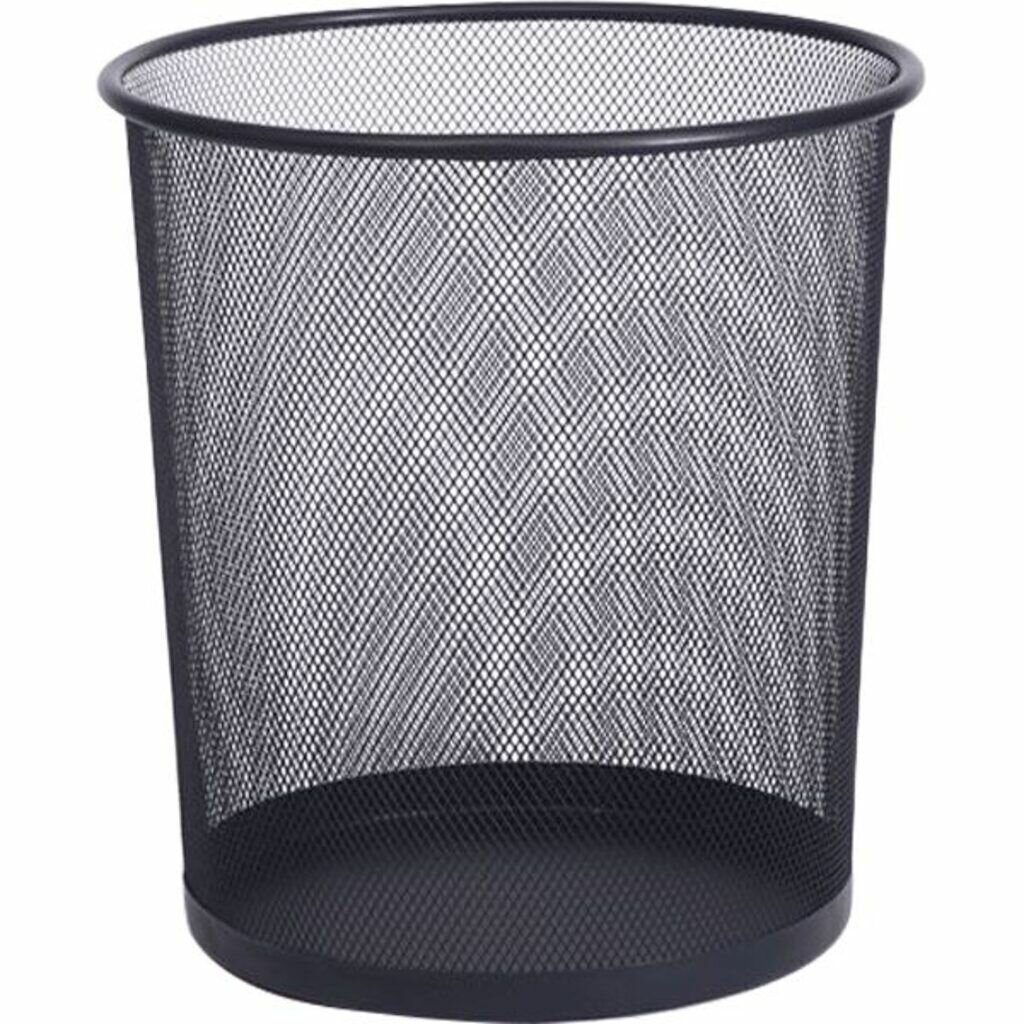 Корзина для мусора deVENTE Квадратная сетчатая железная черная, 22х26,5х28 см