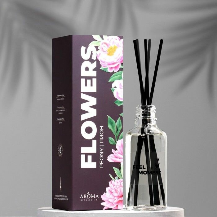 Ароматический диффузор Aroma Harmony "PEONY", пионы, 50 мл (AH10670)