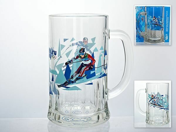 Пивная кружка ND Play "Сочи 2014", Слалом, 500 мл, в подарочной упаковке (5550075)