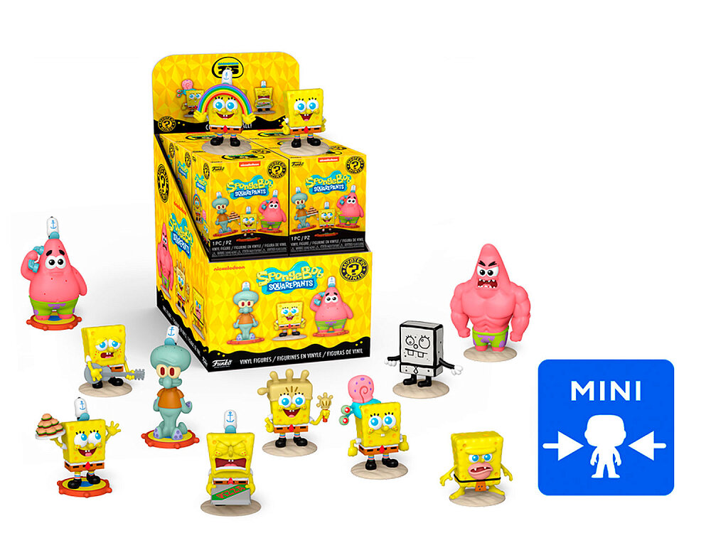 Фигурка Funko 76102_F Фигурка Mystery Minis: Sponge Bob Square Pants, в ассортименте