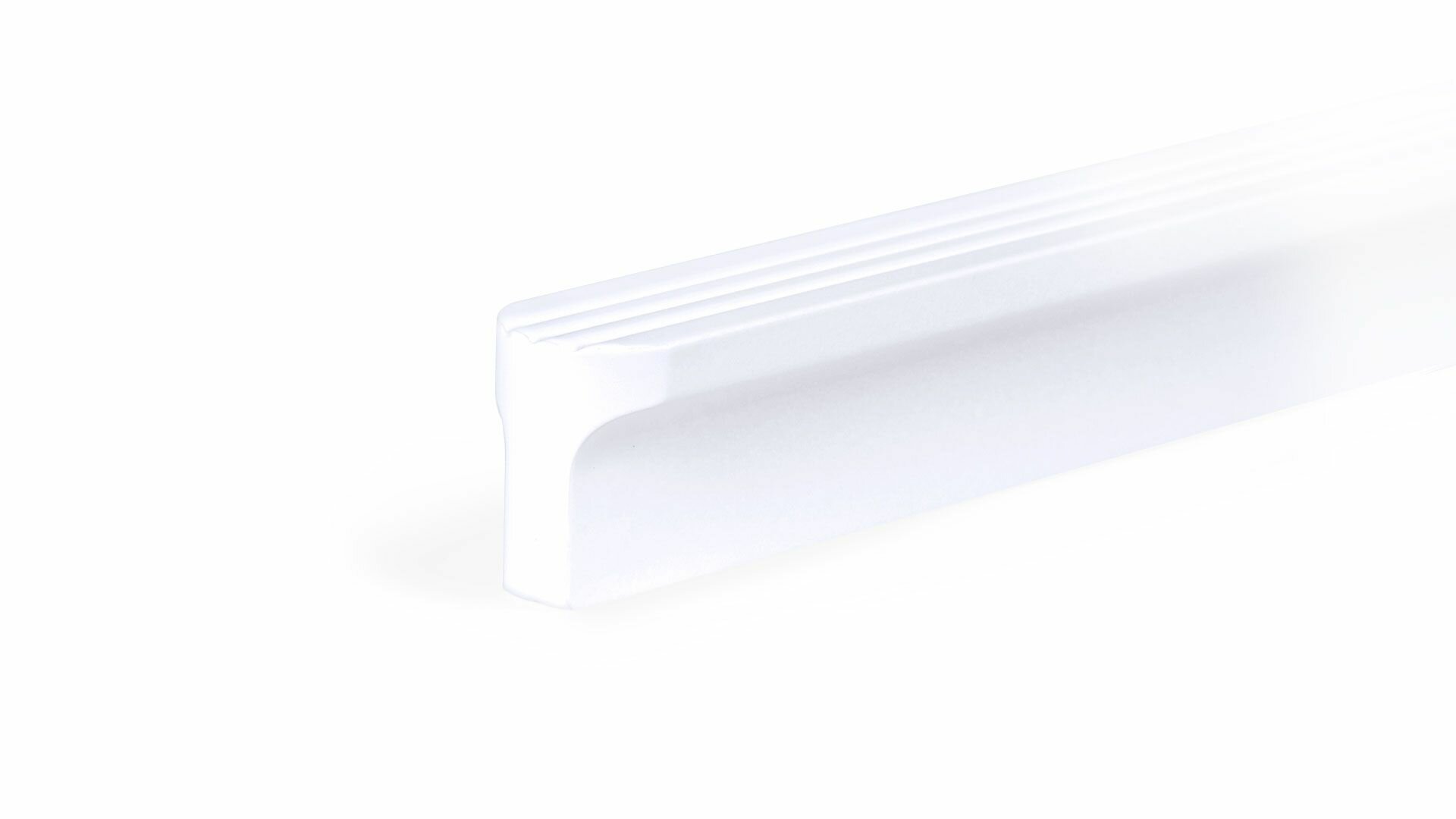 Мебельная ручка SHELL RS064W.4/960, белый RAL9003