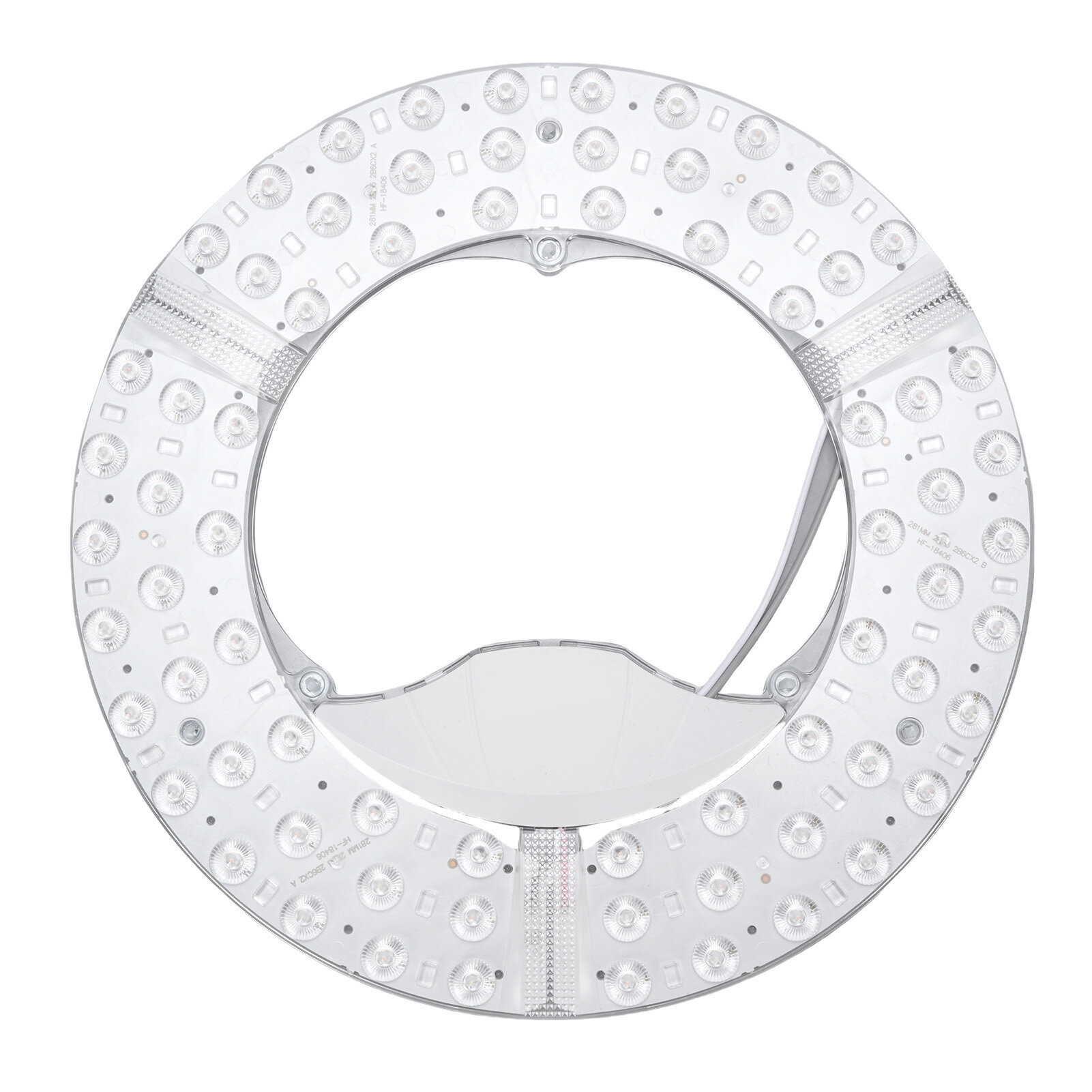 Потолочный вентилятор, светодиодный модуль, 3 цвета, яркость, регулируемый магнитный потолочный светильник, комплект для модернизации 72 Вт, 280 мм / 11,02 дюйма