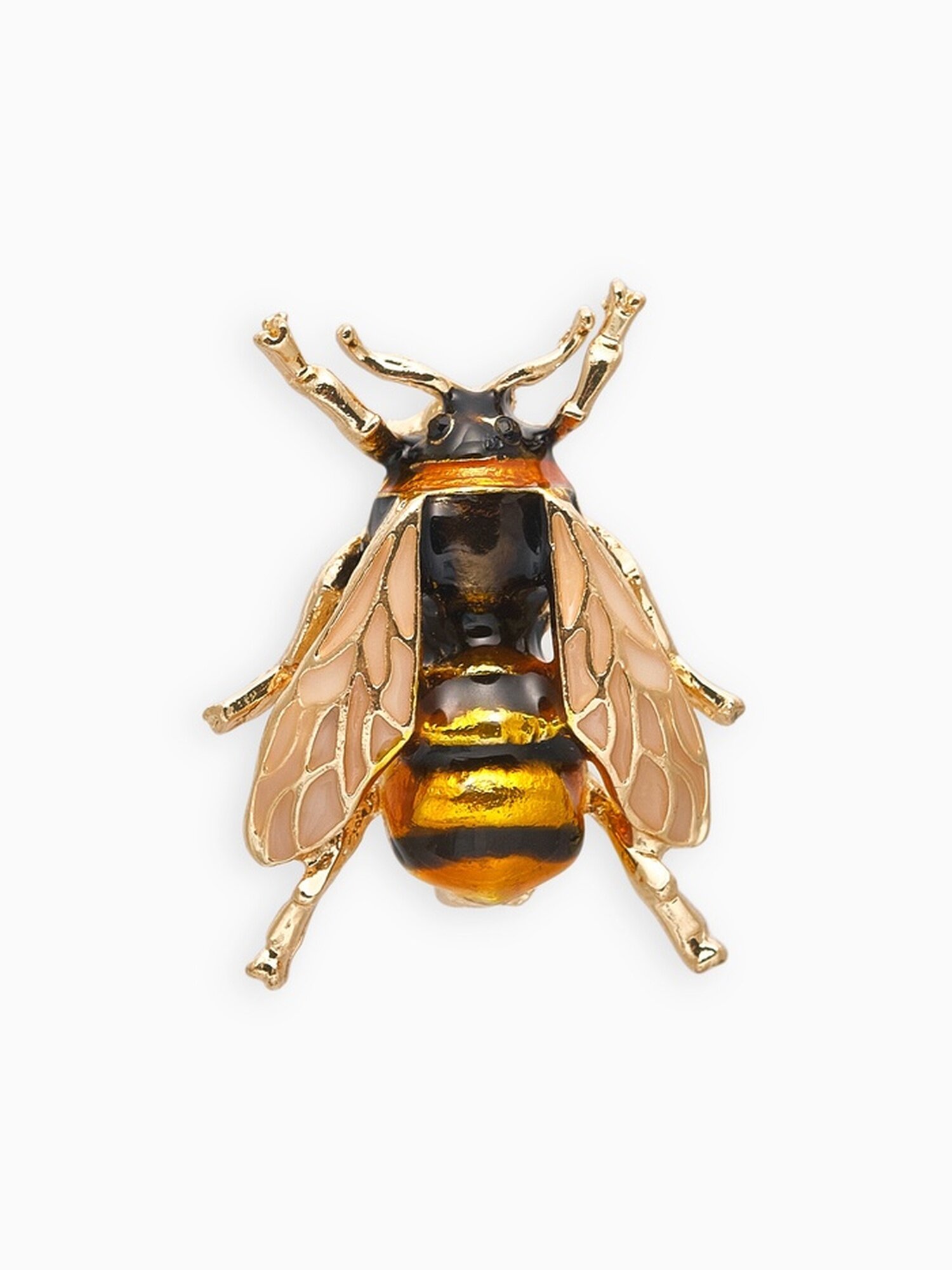 Брошь, эмаль, стразы