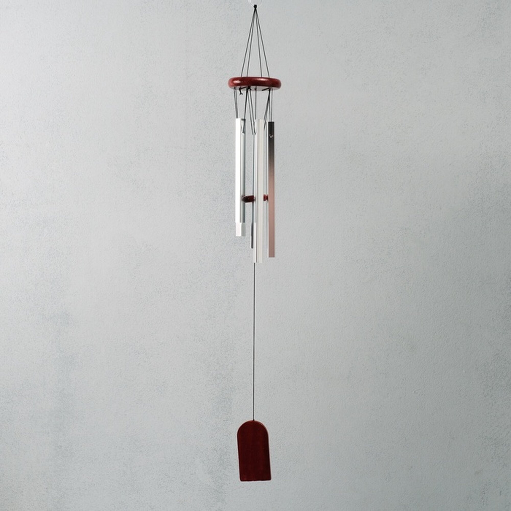 Музыка ветра Сима-ленд "Квадратные трубы", серебристая, 74 см