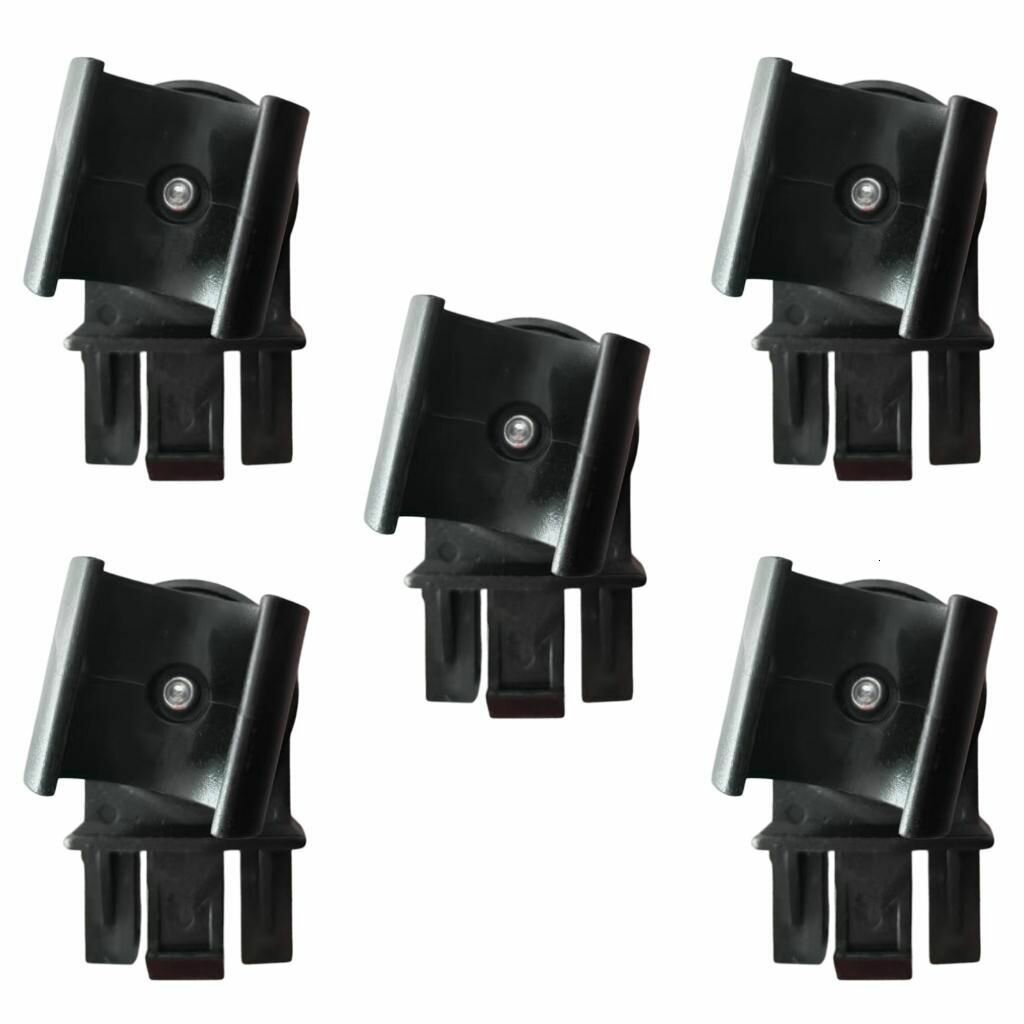 1 упаковка из 5 штук, спасательный бликующий фонарик с креплением типа клипсы-пряжки