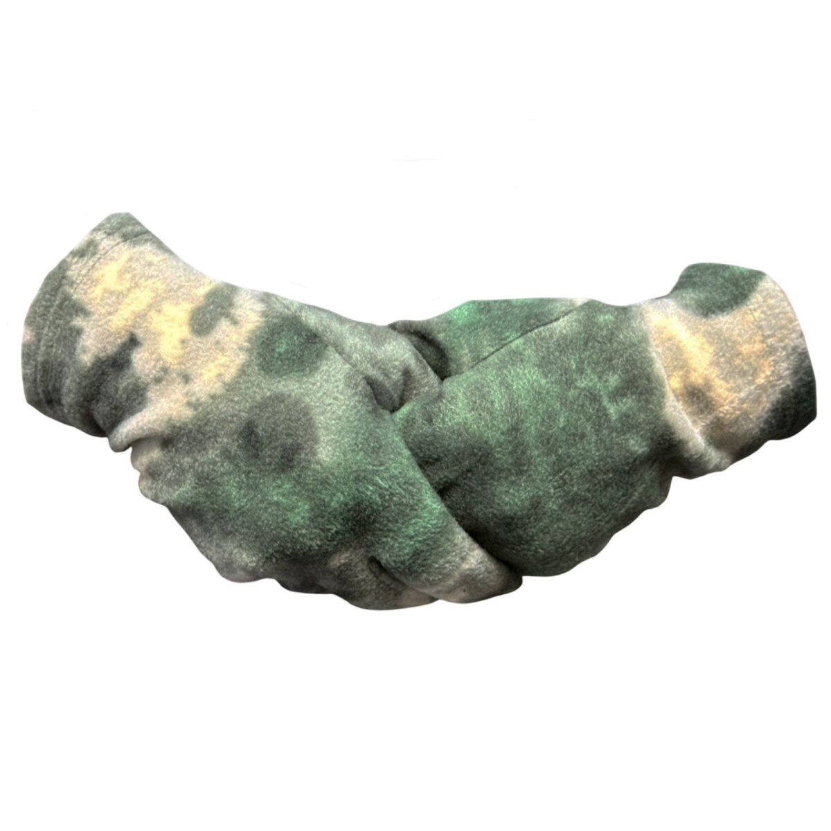 Зимние флисовые перчатки (Защитный камуфляж); материал: флис 100 %; размер L (обхват ладони 22-24 см)