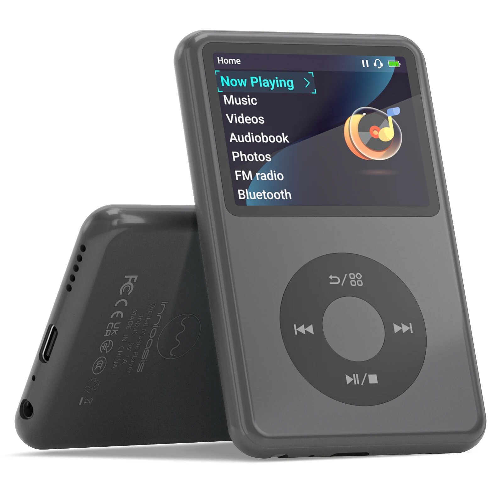 Innioasis Y1 MP3-плеер 128ГБ Hi-Fi звук, black