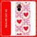 Чехол на Realme C67 4G / Реалми C67 4G с принтом "Hearts and ribbons 1 - 14 февр...