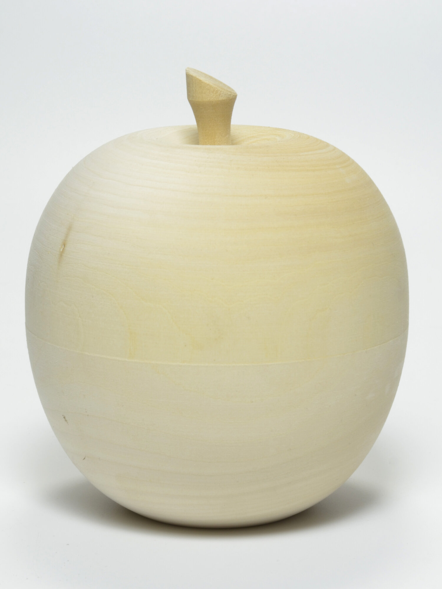 Яблоко. Деревянная шкатулка для росписи и декупажа. Высота 10 см.