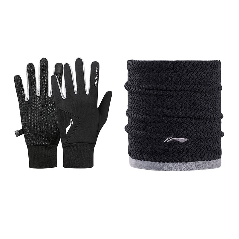 Перчатки унисекс Li Ning 1286465848 из полиэстера/эластана/ПУ, M EU