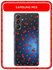 Чехол на Samsung Galaxy M55 / Самсунг M55 с принтом "Вишни и ленточки", прозрачн...