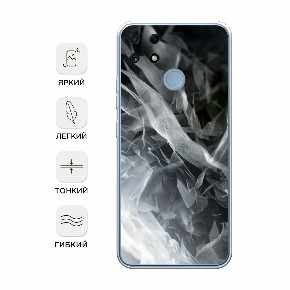 Чехол на Realme C25/C25s / Реалми С25/C25s с принтом "Абстракция 9" — фото 1