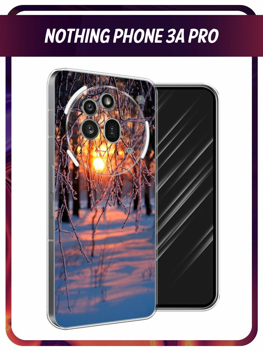 Чехол на Nothing Phone 3a Pro / Нотинг Фон 3а Про с принтом Зима 7