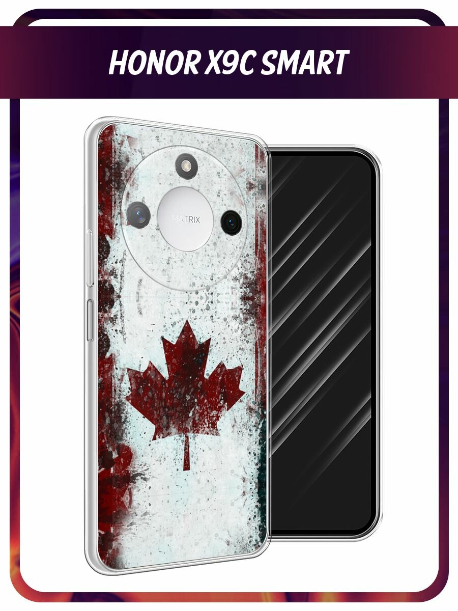 Чехол на Honor X9c Smart / Хонор X9c Смарт с принтом "Канада"