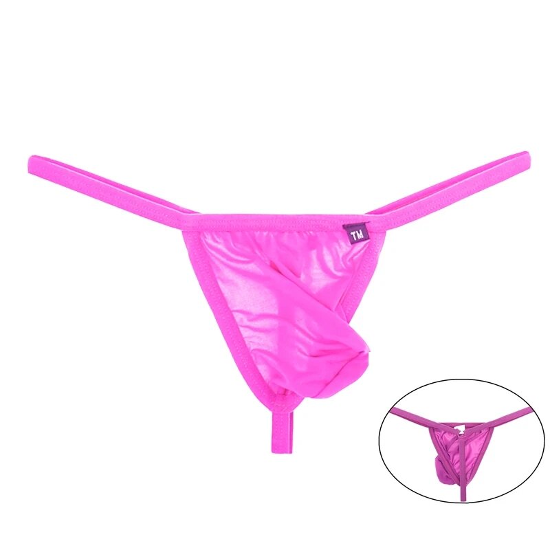 Мужские стринги из нейлона Sissy Bikini Розовый, М, Розовый