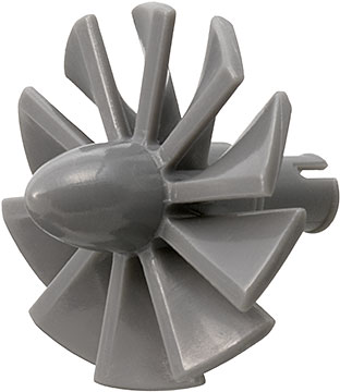 Engine, Large, Center, 10 Blades x577 Dark Bluish Gray N