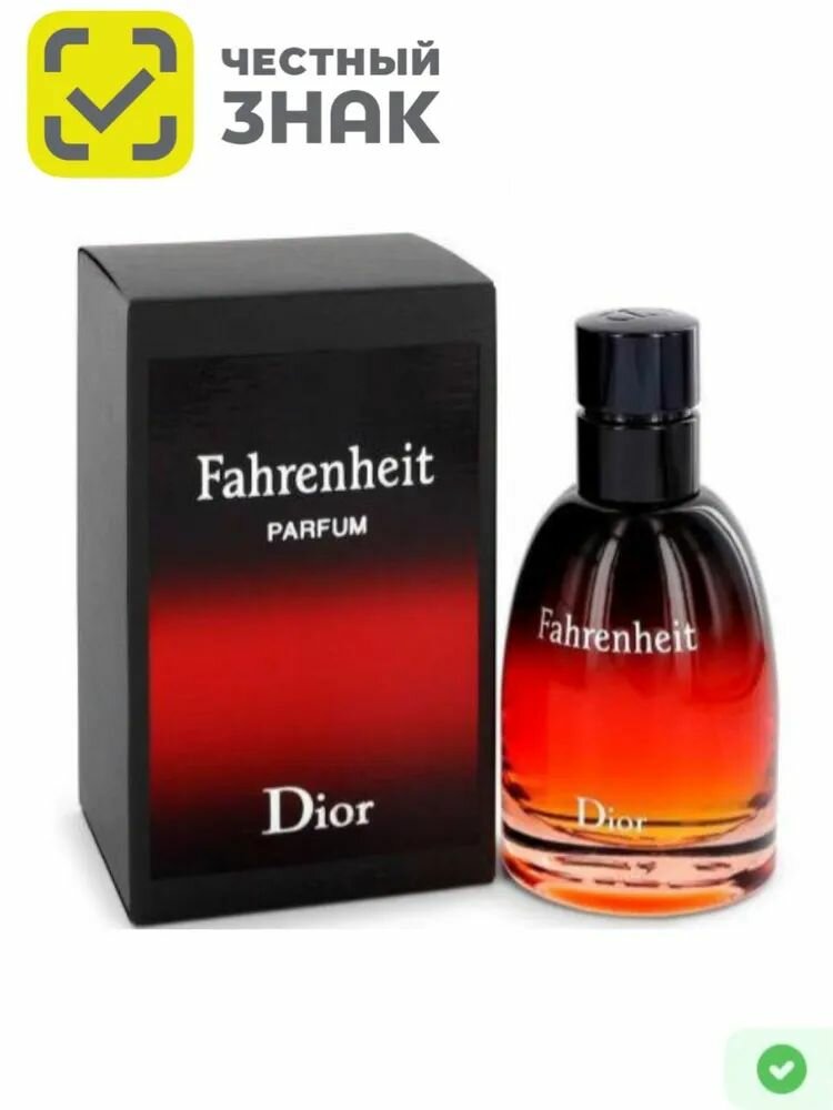 Christian Dior Fahrenheit Parfum Кристиан Диор Фаренгейт Парфюм Парфюмерная вода 75 мл