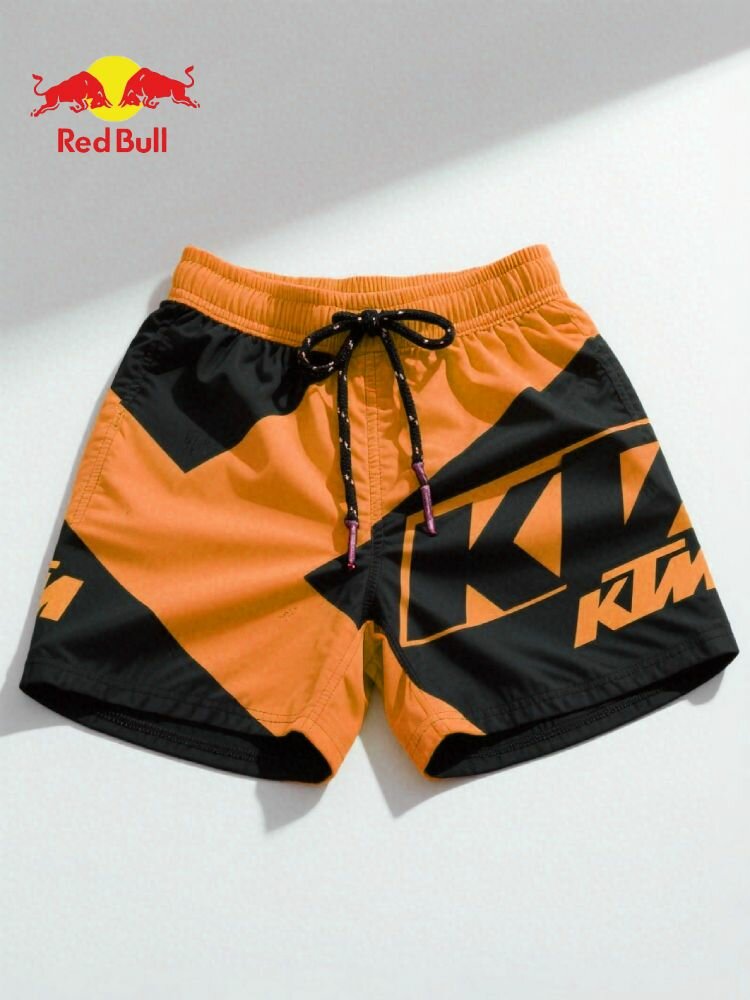 KTM Шорты для скоростного спуска на мотоцикле red bull pants moto mtb dh xc mx shorts Ideal Gift for Riders