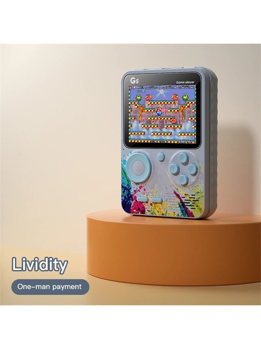 G5 500 В 1 мини-игры Портативные игровые плееры Портативная Ретро-видеоигра для мальчиков с 8-битным 3,0-дюймовым цветным ЖК-экраном