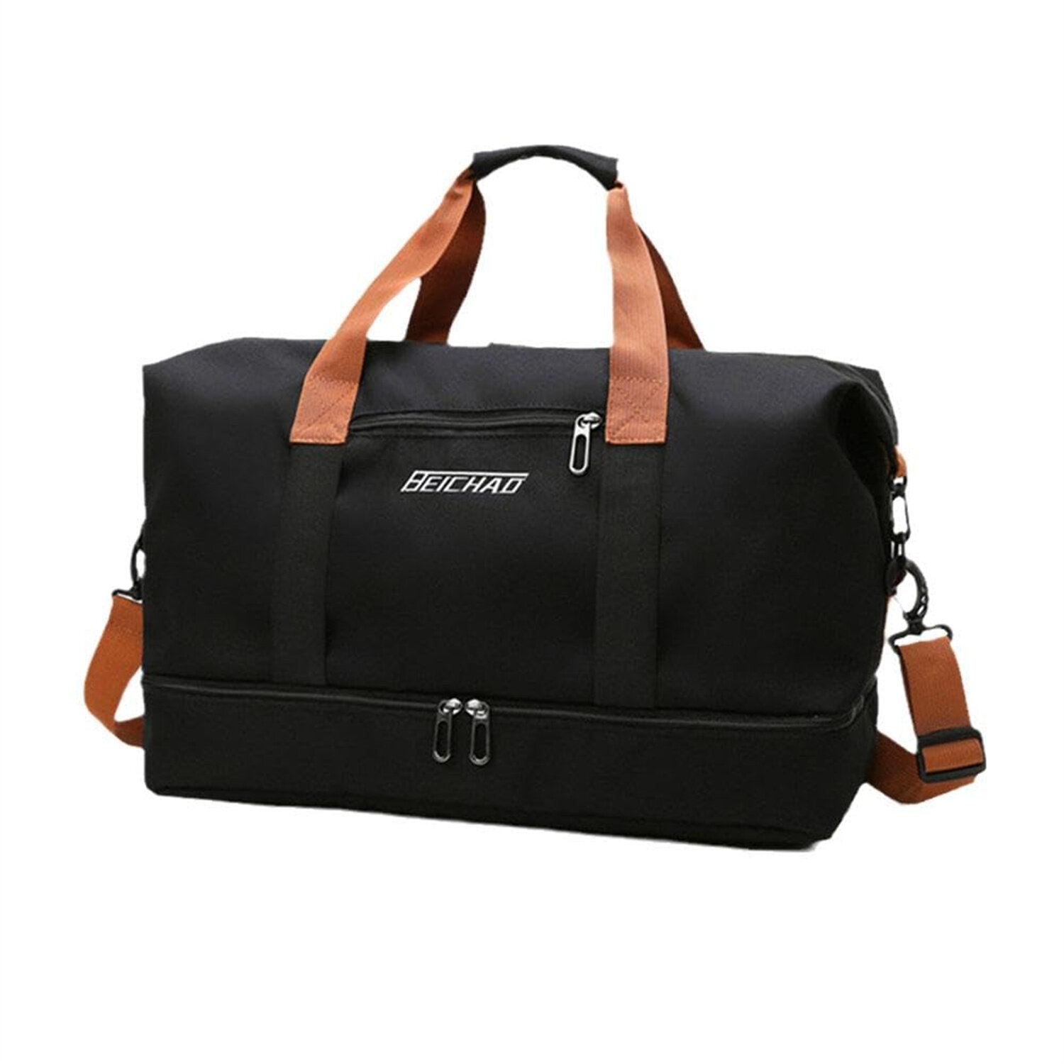 Сумка для путешествий Большая спортивная сумка для мужчин и женщин Сумки для путешествий с влажной отделкой и отделкой для обуви для путешествий отпуска спортзала спорта фитнеса Портмоне, Цвет: Серый/Зеленый/Фиолетовый/Черный/Синий/Хаки/Оранжевый (по